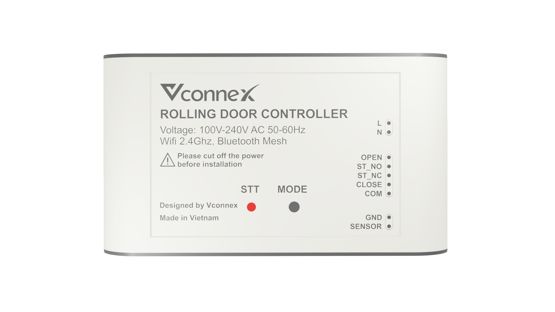 Bộ điều khiển cửa cuốn thông minh Vconnex - Điều khiển qua Smartphone - Nhà thông minh Vconnex